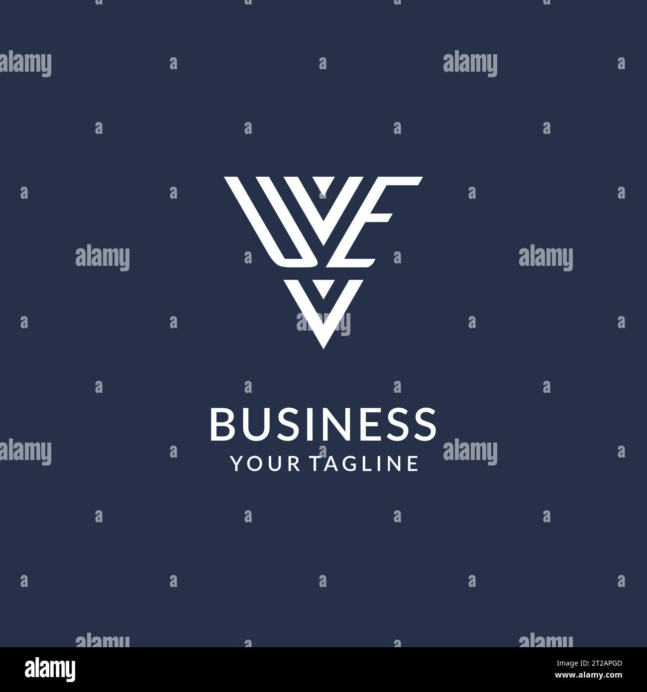 UE triangle monogram logo design ideas, creative initial letter logo ...