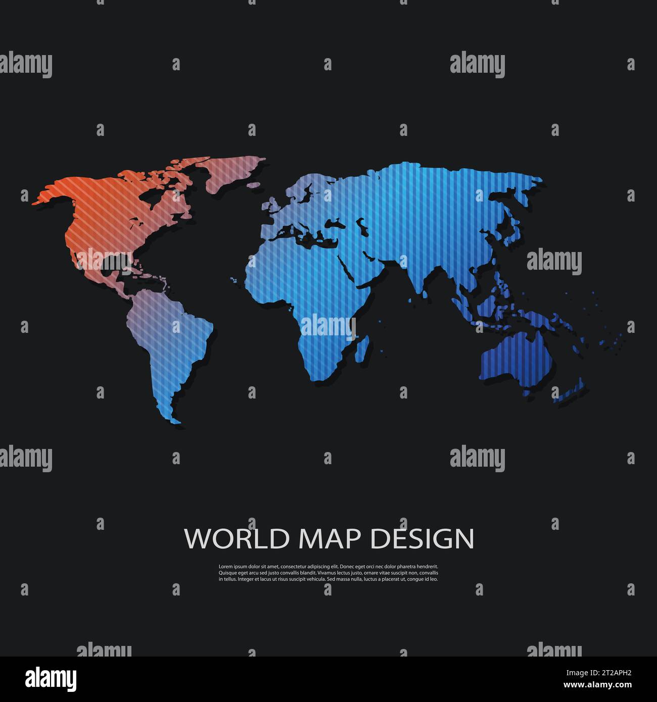 Colorful Abstract World Map Background Design in Editable Vector Format ... Colorful Abstract World Map Background Design in Editable Vector Format ...