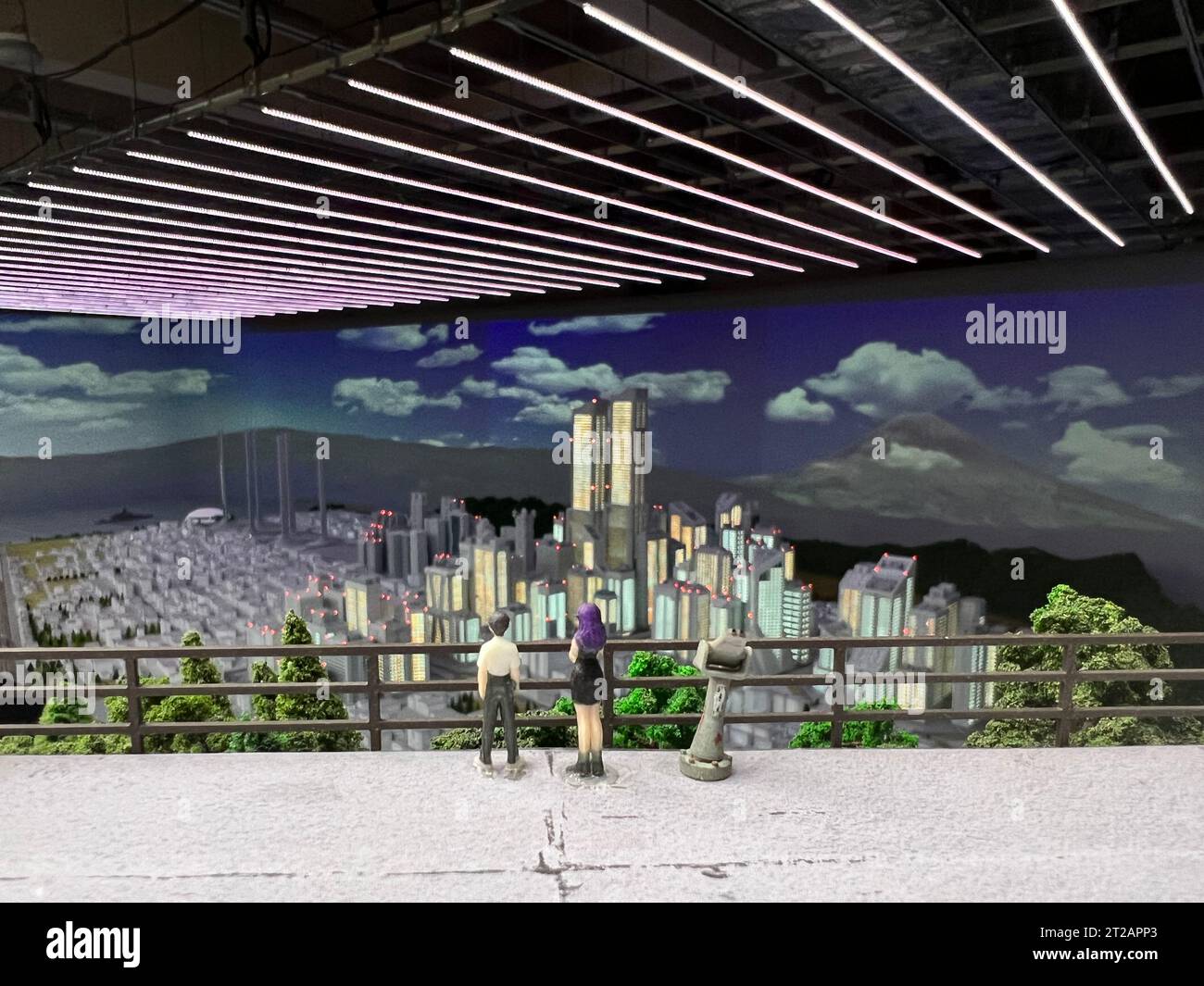 Tokyo - May 2 2023: the sense of neon genesis evangelion display at ...