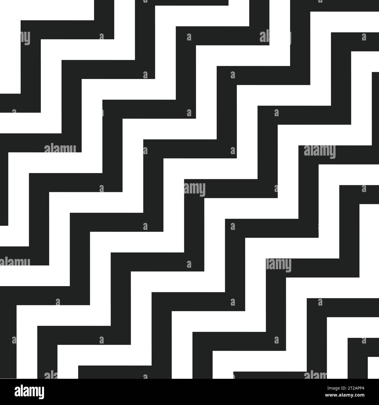 Black and White Zig Zag Lines Pattern - Background Design Stock Vector ...