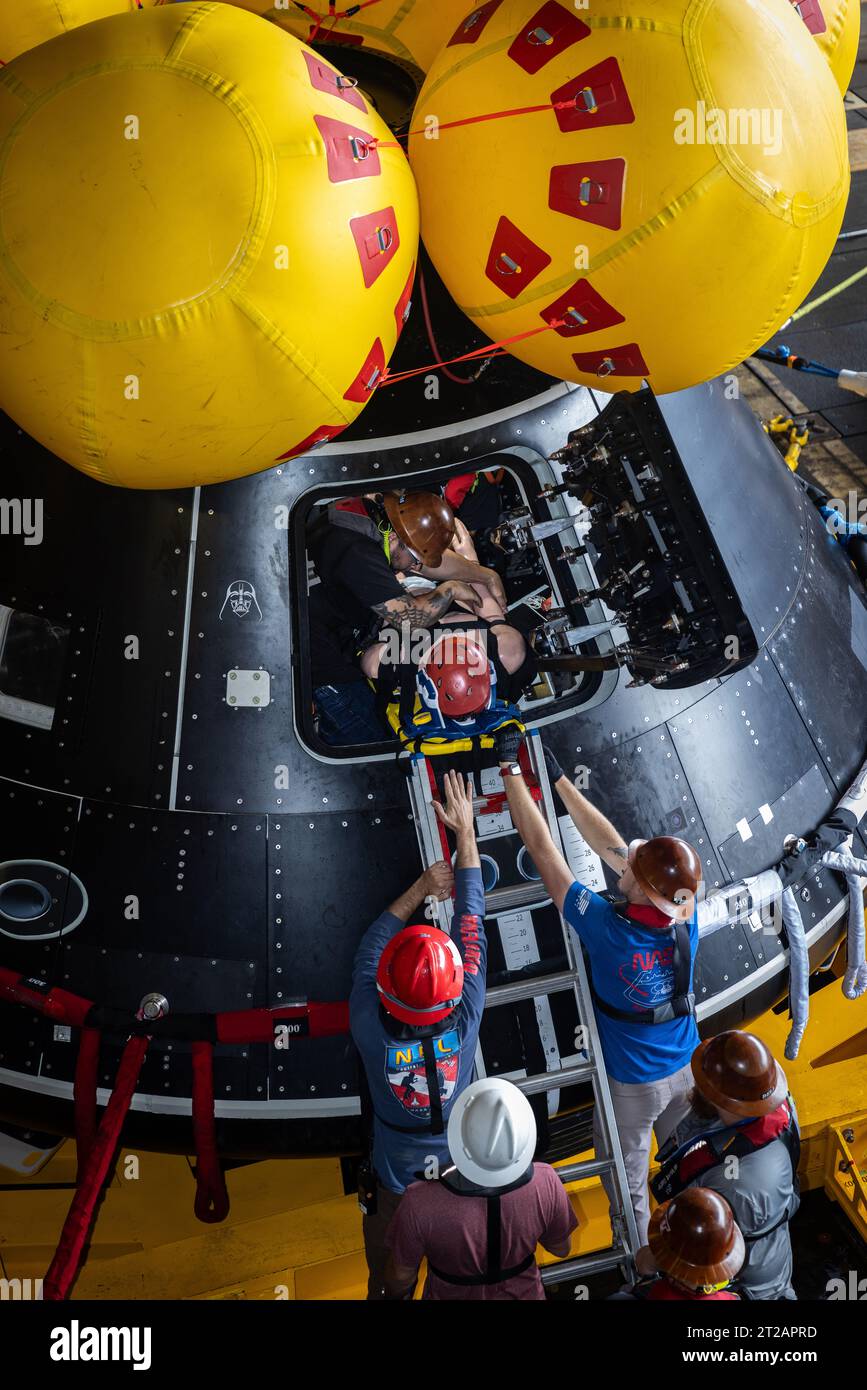 Artemis Ii Orion Underway Recovery Test 10 Urt 10 Day 2 Members Of