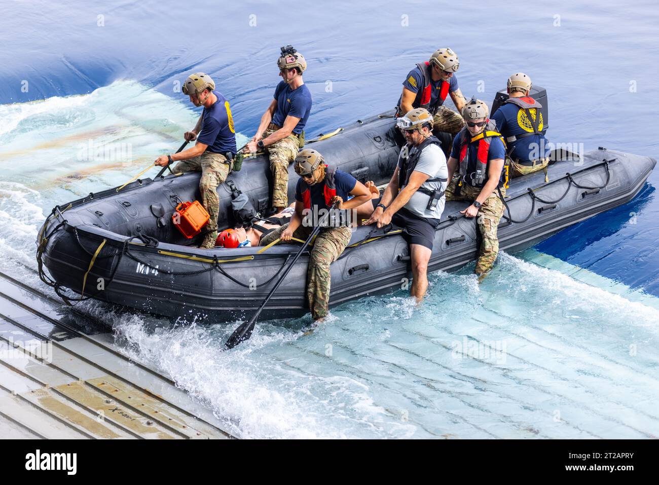 Artemis II Orion Underway Recovery Test 10 (URT-10) - Day 2. Navy ...