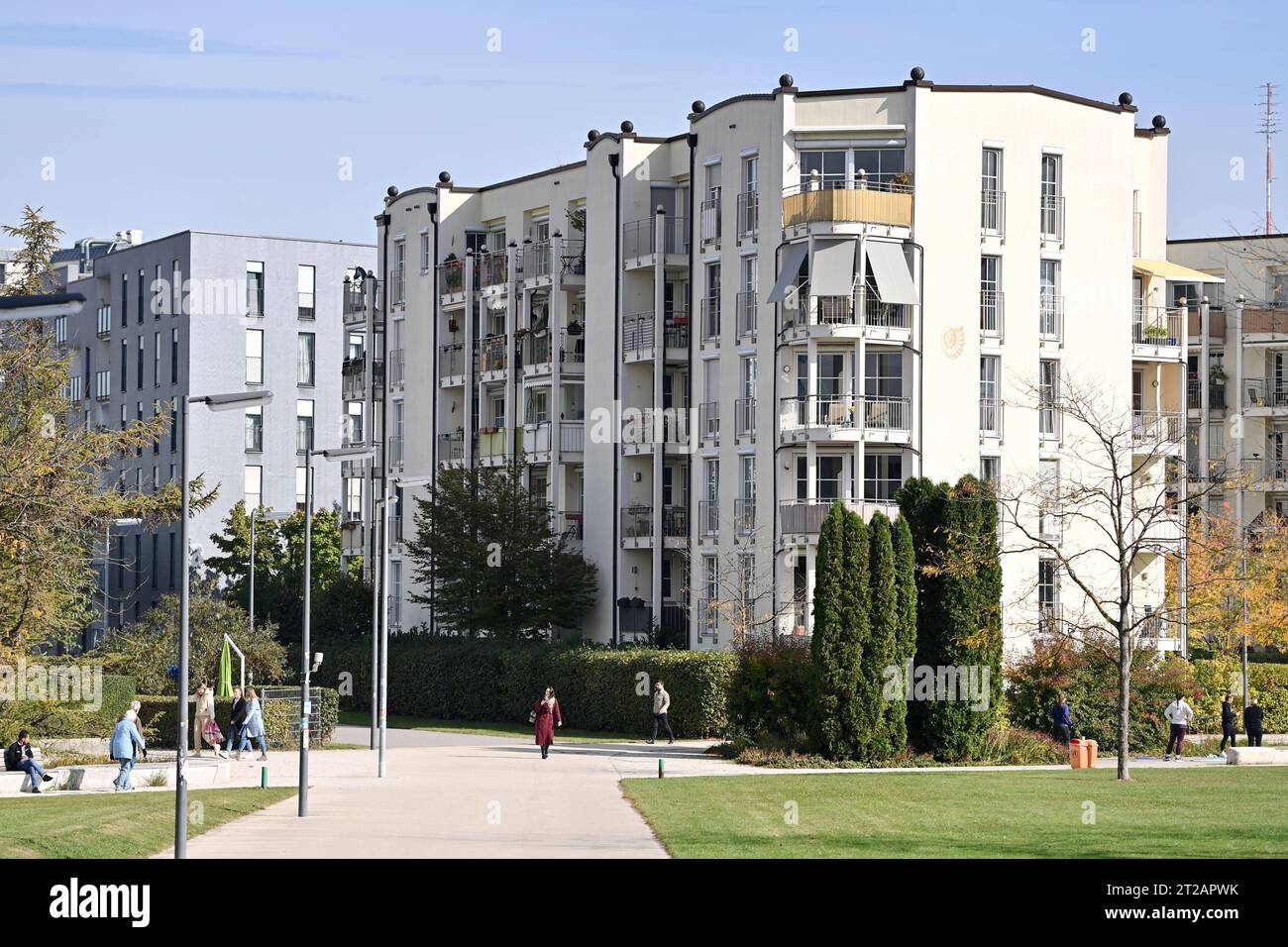 Stadt Muenchen Arnulfpark, moderne Stadtwohnungen, Stadtwohnung ...
