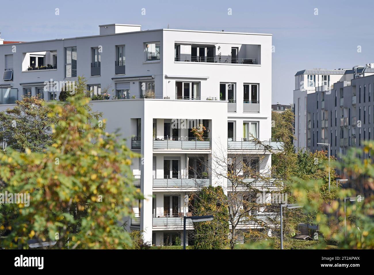 Stadt Muenchen Arnulfpark, moderne Stadtwohnungen, Stadtwohnung ...