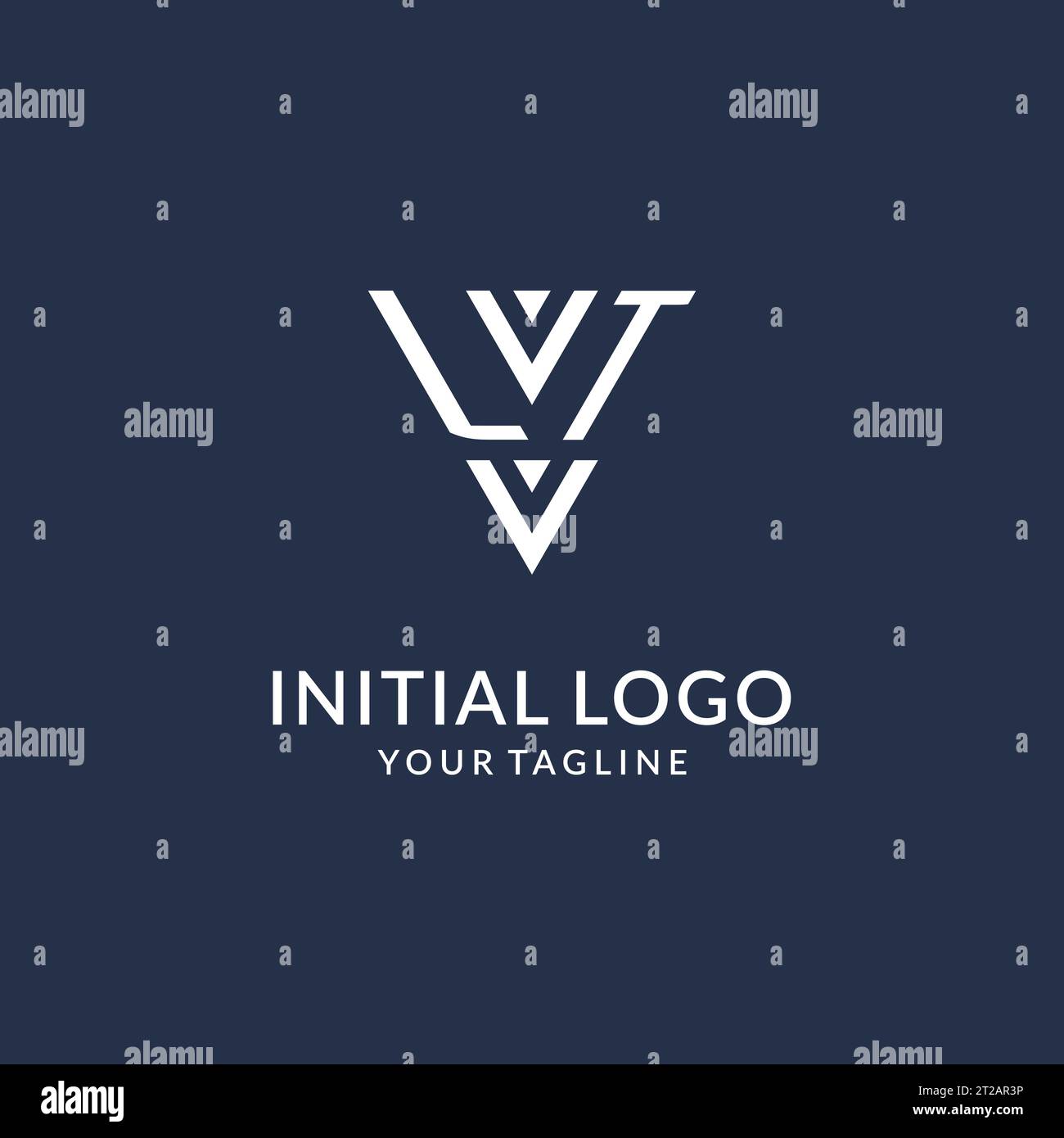LT triangle monogram logo design ideas, creative initial letter logo ...