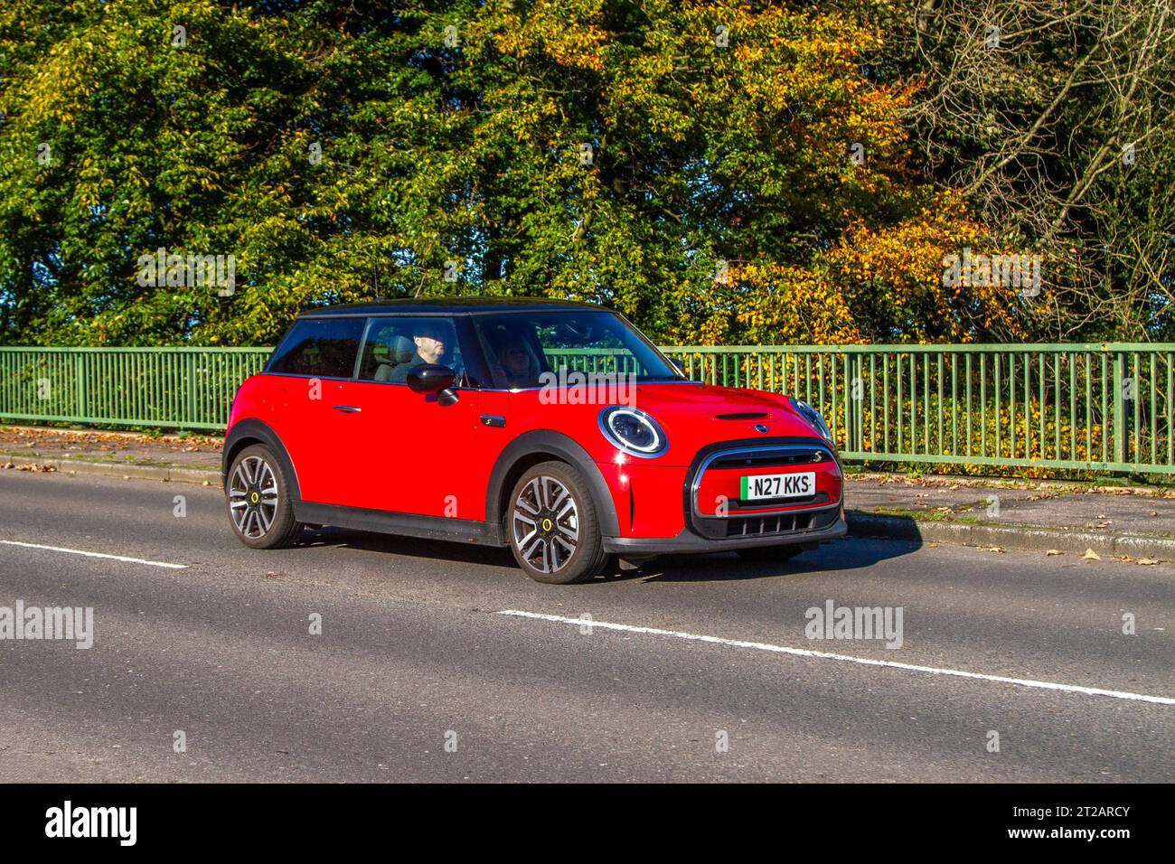2022 Red Mini Cooper S Electric Level 2 184 Electric 32.6Kwh Auto Car ...