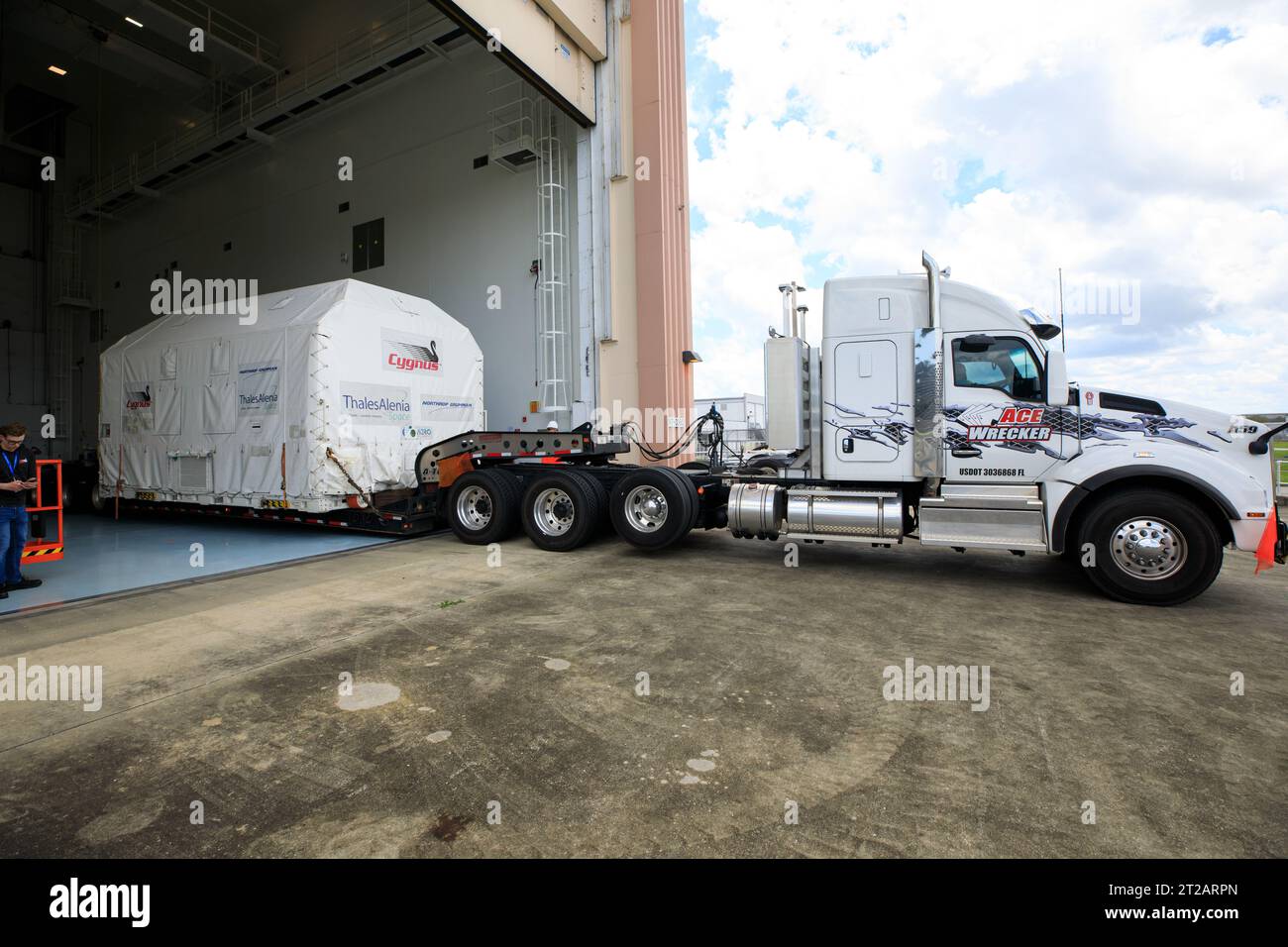 Cygnus Pressurized Cargo Module Arrival. The Northrop Grumman Cygnus ...