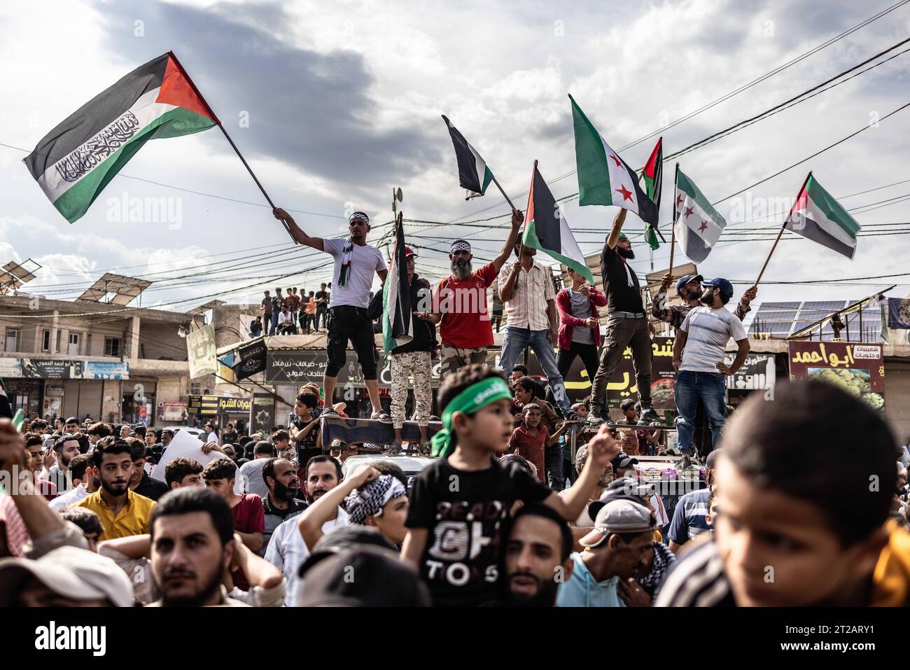 Syrian and palestinian flags hi-res stock photography and images - Alamy