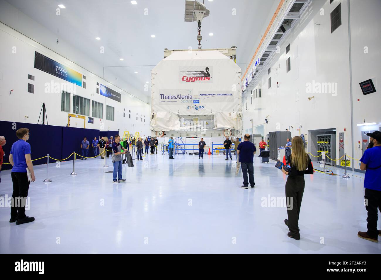 Cygnus Pressurized Cargo Module Arrival. The Northrop Grumman Cygnus ...