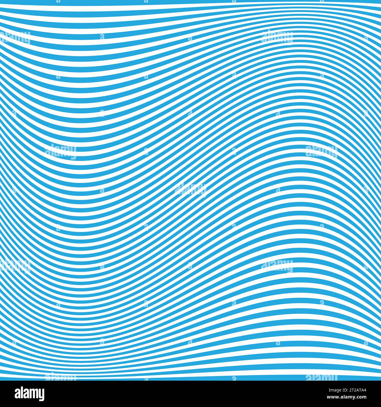 Blue Wavy Lines Pattern - Background Design Stock Vector Image & Art ...