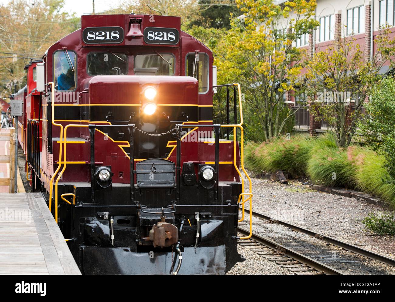 NEW HOPE, PA - September 29: Views of The New Hope and Ivyland rail ...