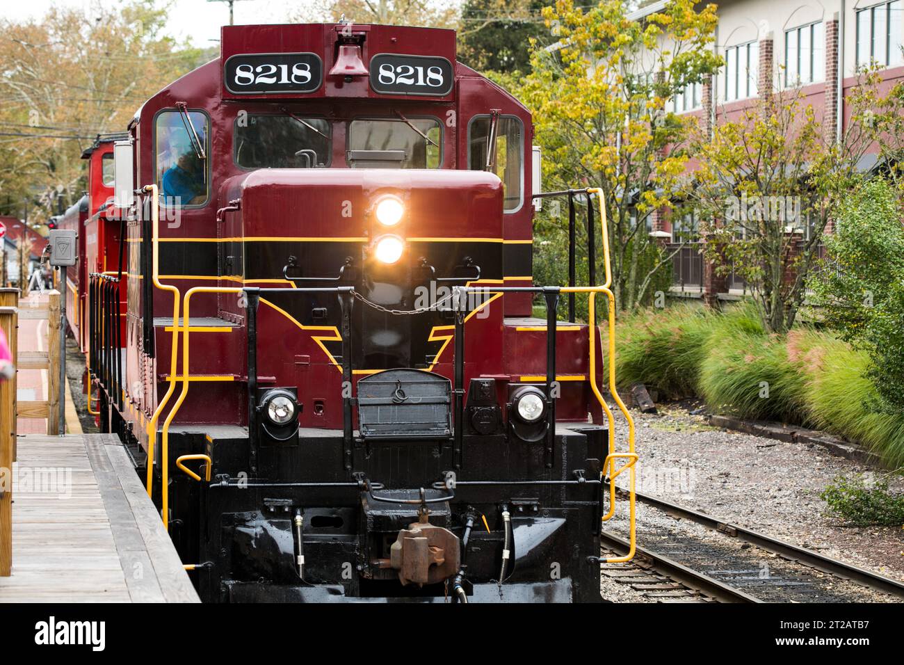NEW HOPE, PA - September 29: Views of The New Hope and Ivyland rail ...