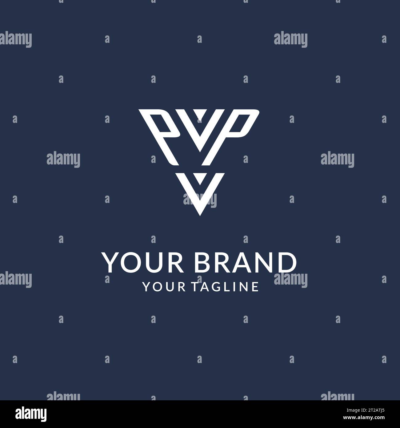 PP triangle monogram logo design ideas, creative initial letter logo ...