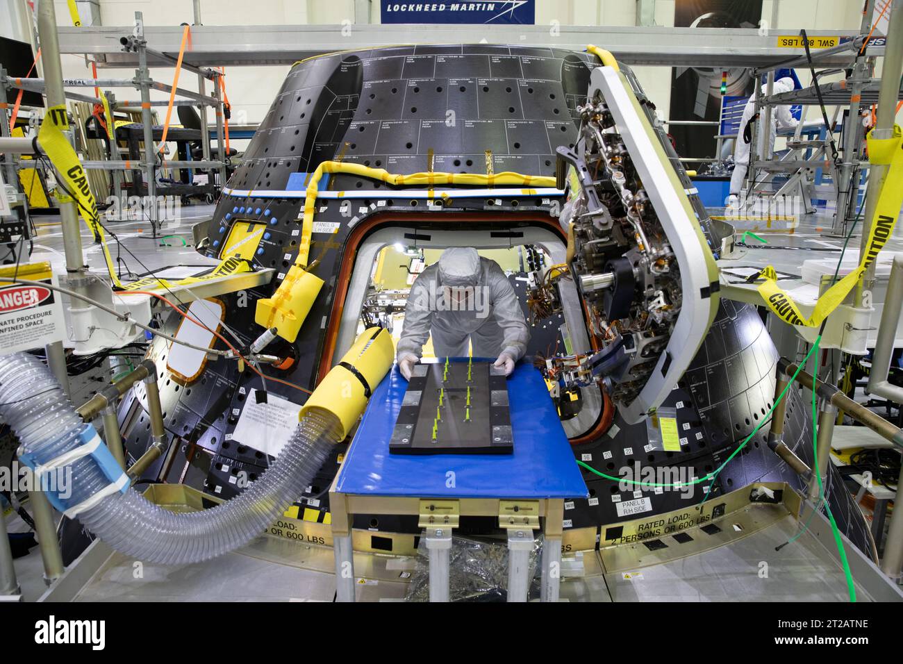 Artemis II Crew with EGS. An Artemis II crew member exits the Artemis ...