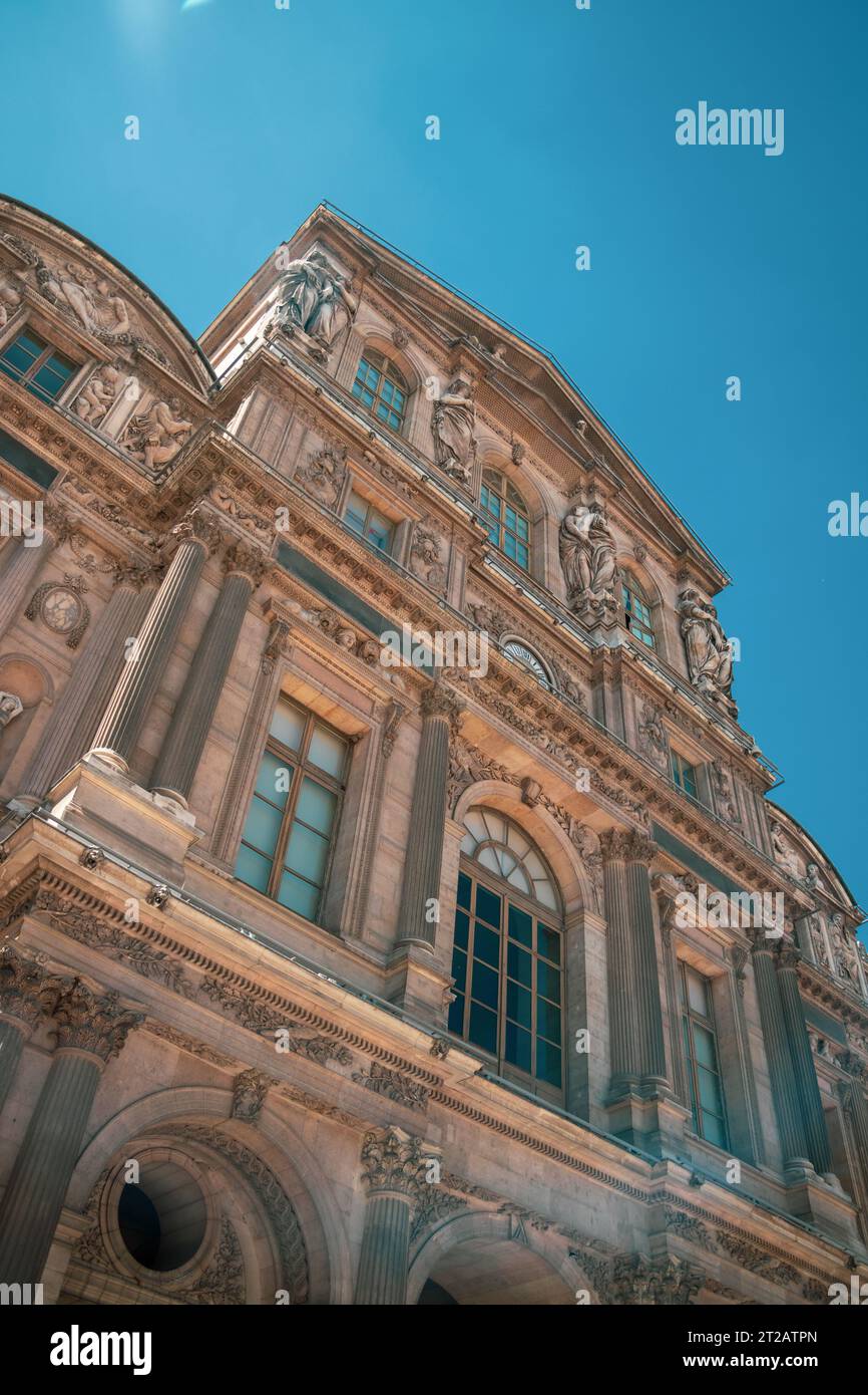 Pavilion Richelieu Palais Building in Paris Stock Photo - Alamy