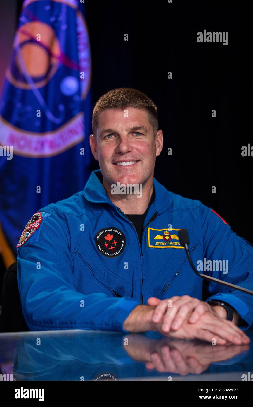 CSA astronaut Jeremy Hansen joined NASA astronauts Christina Koch, Reid ...