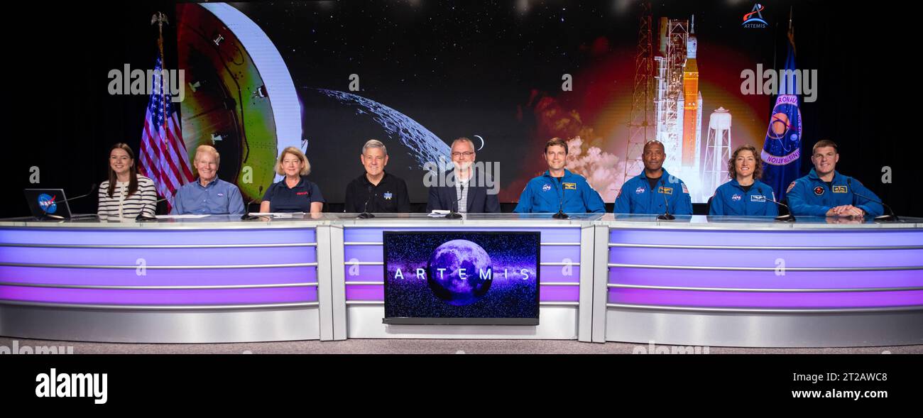 NASA Briefing with Artemis II Crew. NASA senior leadership and the ...