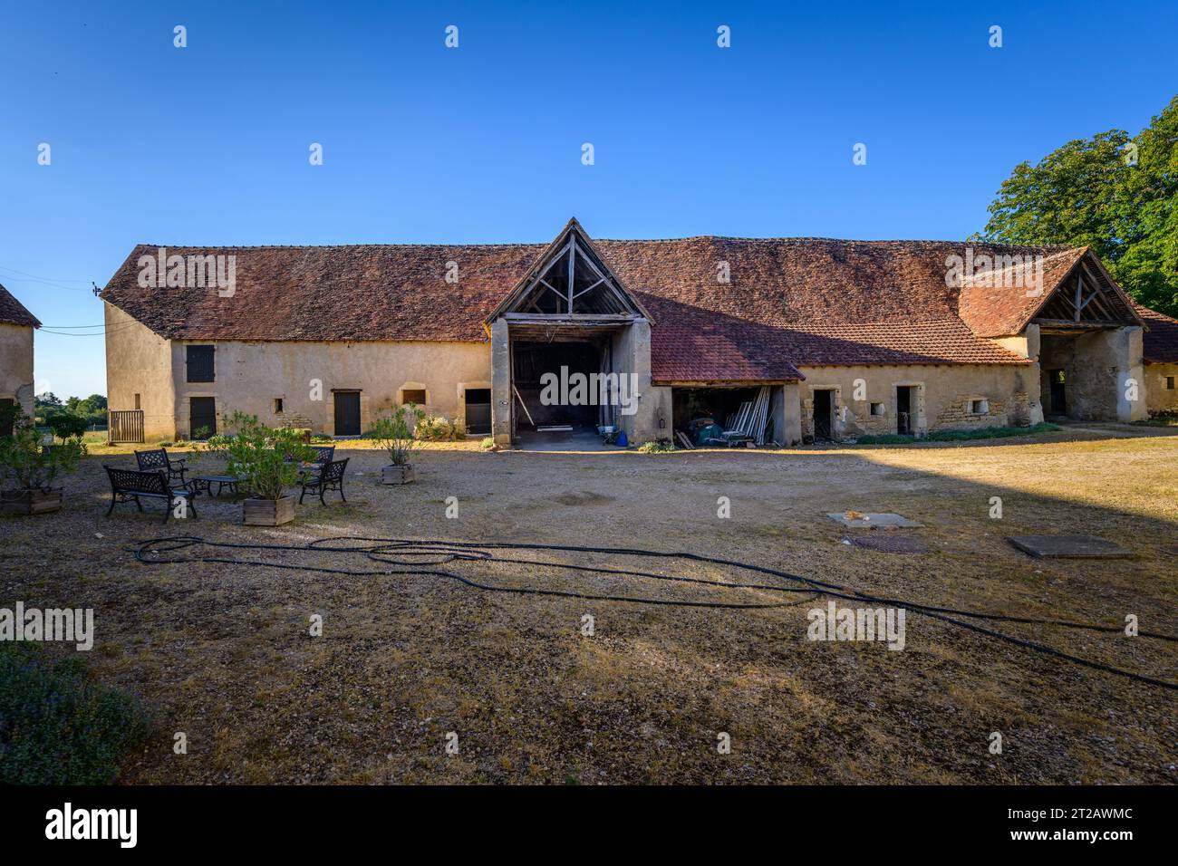 Life in France -Cher Stock Photo - Alamy