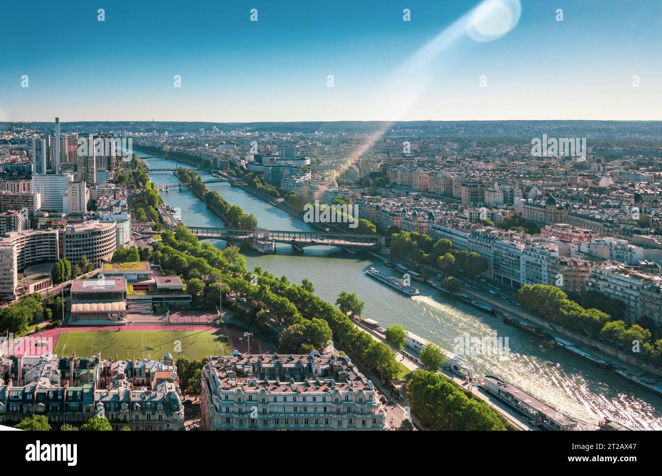Paris, France, Europe, aerial view of the city Stock Photo - Alamy