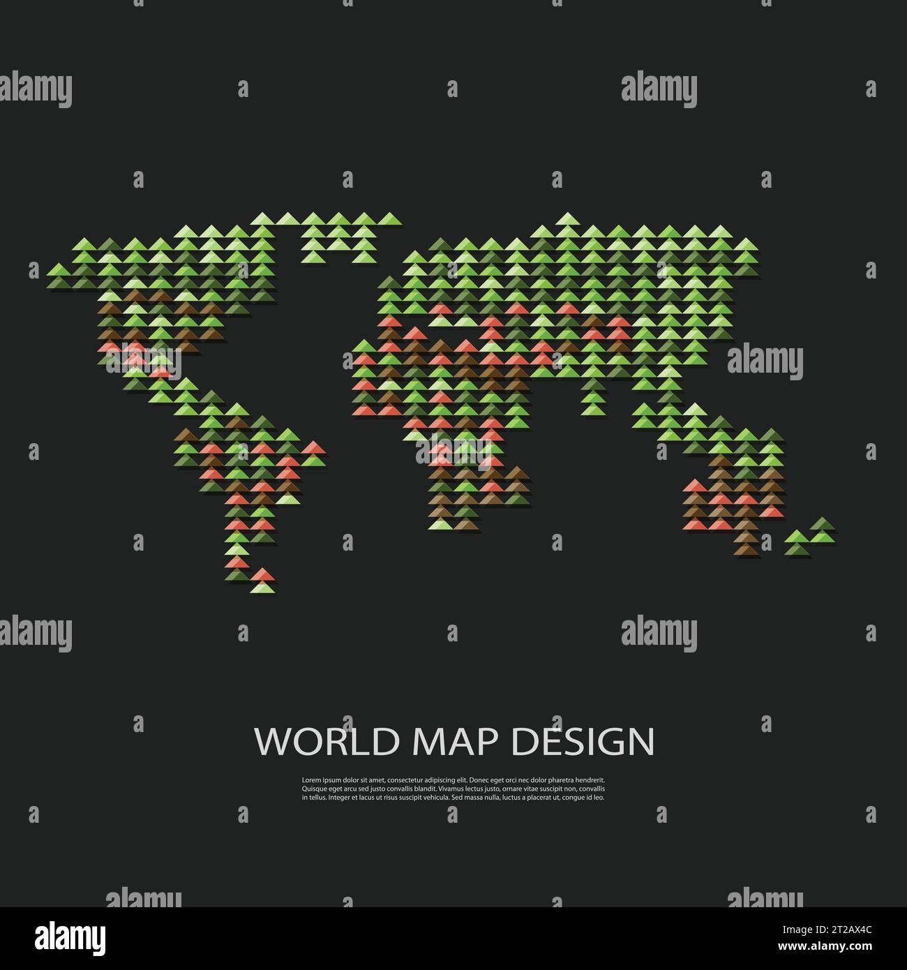 Africa green wall map hi-res stock photography and images - Alamy