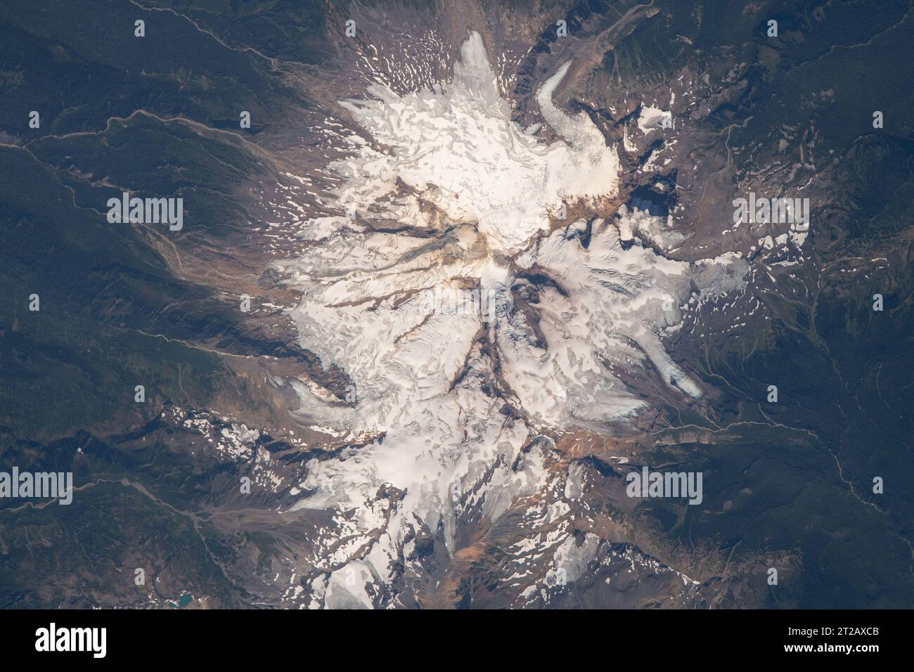 Mount Baker. iss069e060816 (August 15, 2023) -- Mount Baker reaches ...