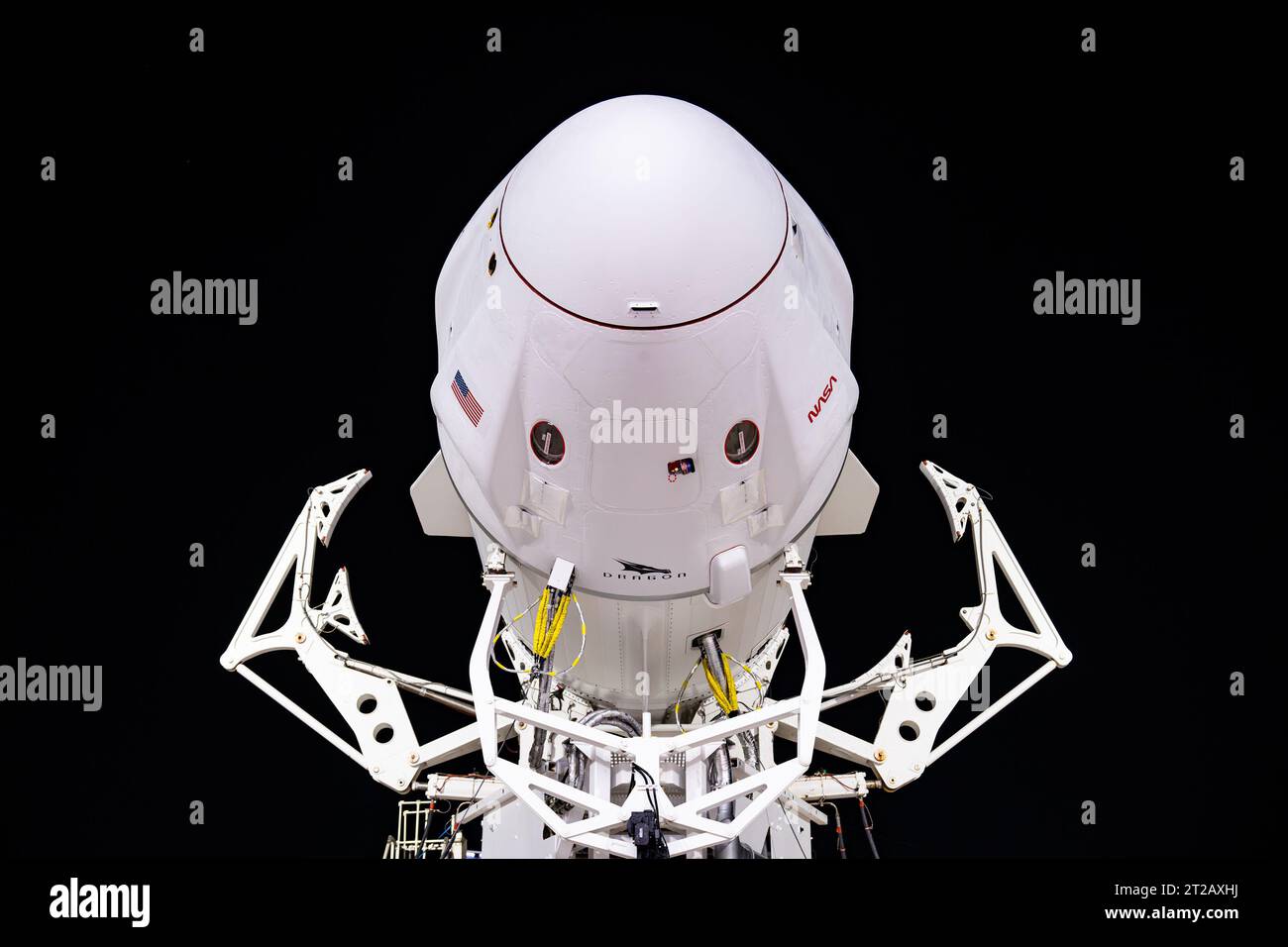 NASA's SpaceX Crew-7 Rollout and Lift to Vertical. SpaceX’s Dragon ...