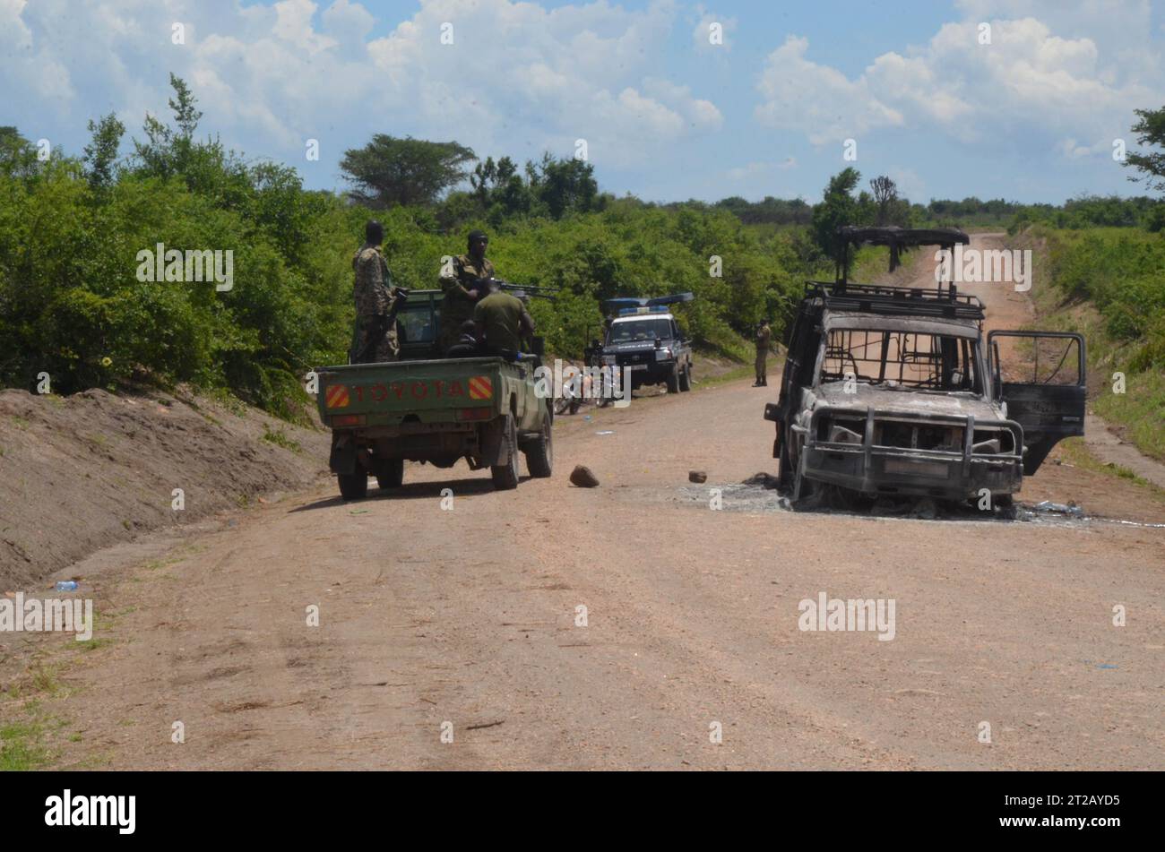 (231018) -- KAMPALA, Oct. 18, 2023 (Xinhua) -- Uganda Peoples' Defense ...