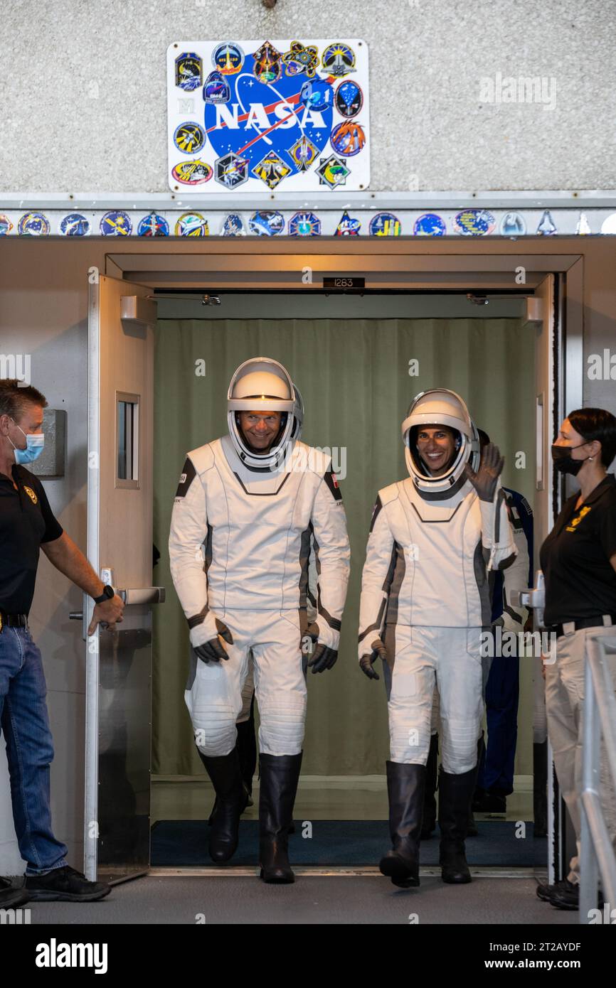 SpaceX Crew-7 Dry Dress Rehearsal. NASA’s SpaceX Crew-7 crew members ...
