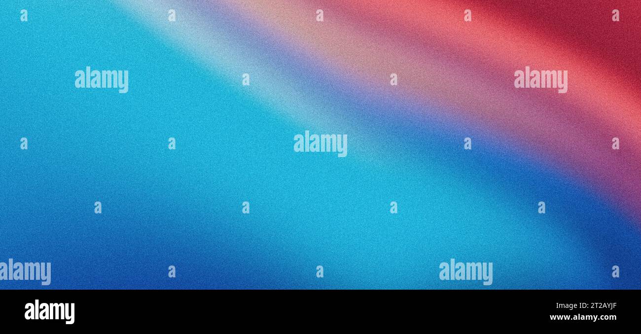 Abstract background blue red pink grainy gradient wave blurred noise ...