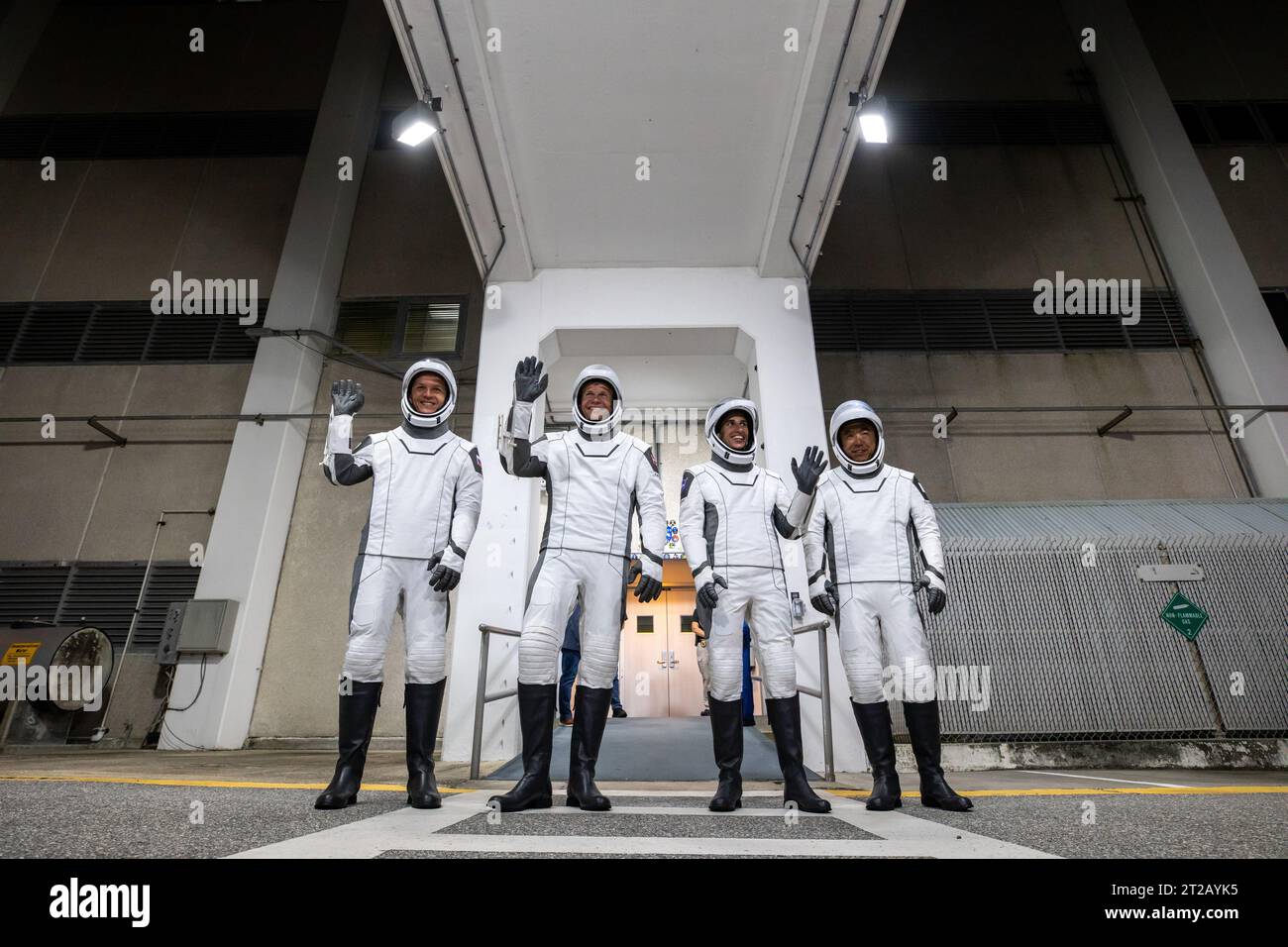 SpaceX Crew-7 Dry Dress Rehearsal. NASA’s SpaceX Crew-7 crew members ...