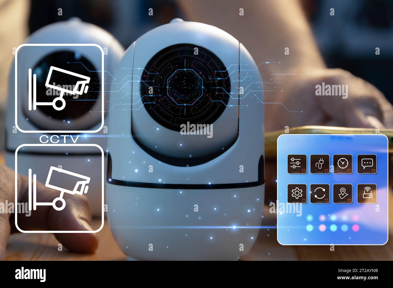 IP wifi wireless security camera supports Internet installation ...