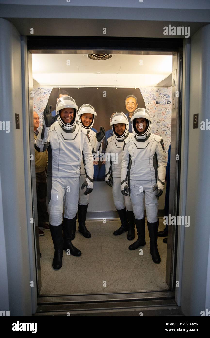 NASA’s SpaceX Crew-7 Live Launch Coverage. NASA’s SpaceX Crew-7 mission crew members, from left ...