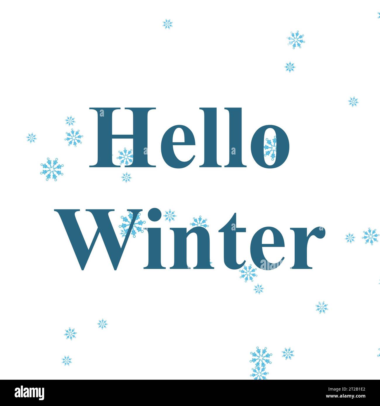 Hello december text on Cut Out Stock Images & Pictures - Alamy