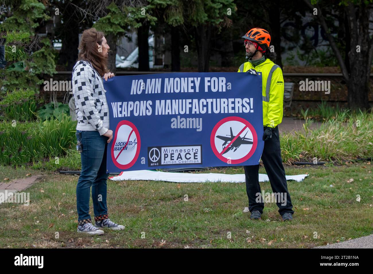 St. Paul, Minnesota. To show solidarity with Palestine the Minnesota ...
