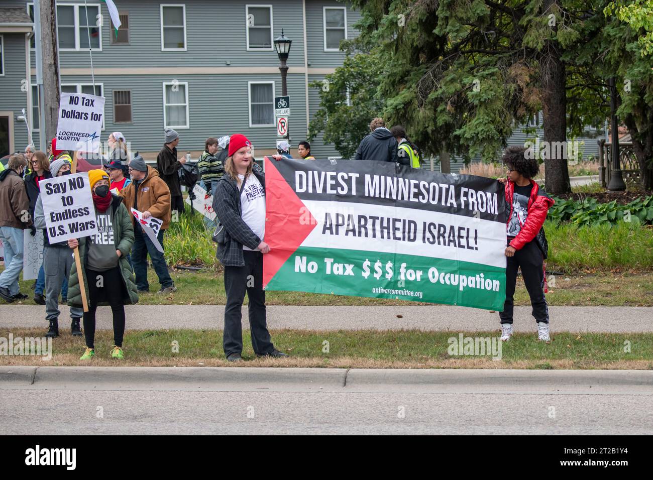 St. Paul, Minnesota. To show solidarity with Palestine the Minnesota ...