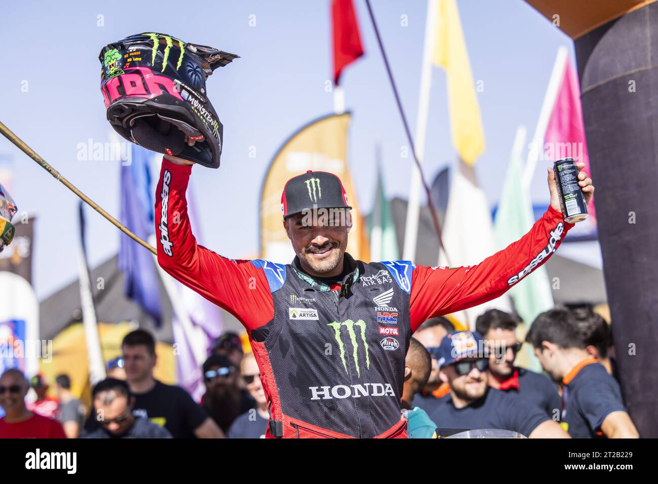 during the Stage 5 of the Rallye du Maroc 2023, on October 18, 2023 ...