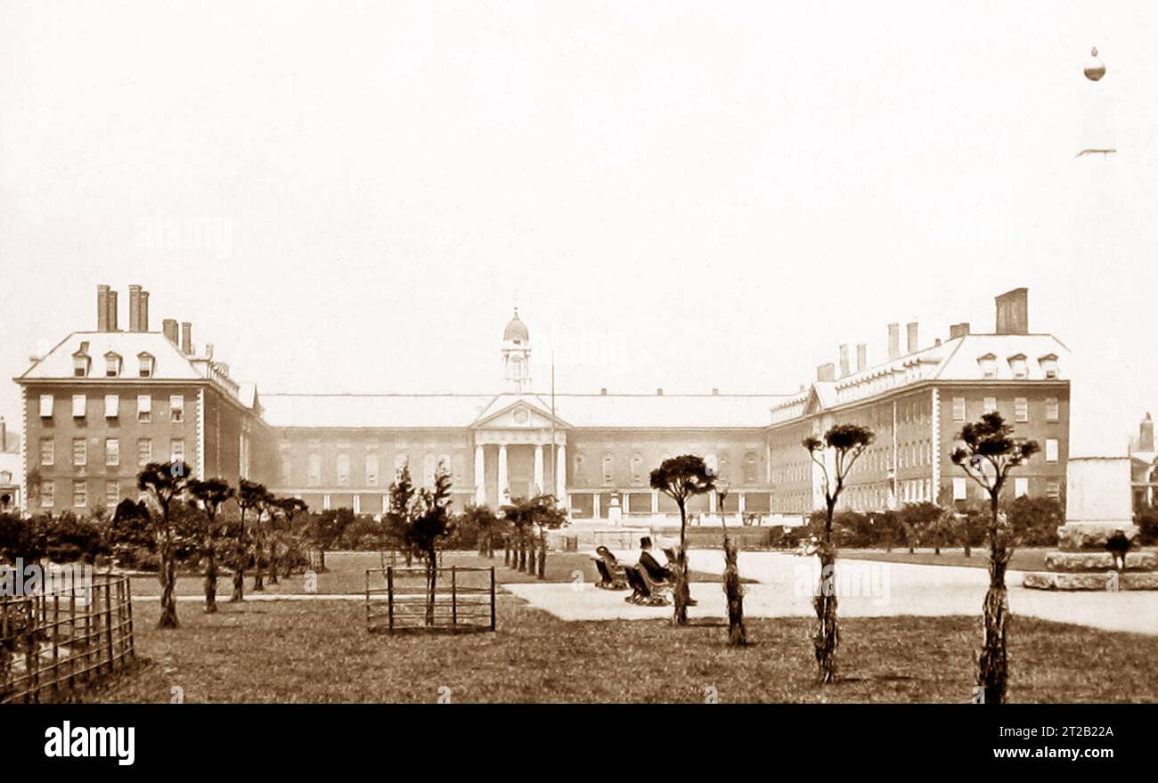 Chelsea Hospital, London, Victorian period Stock Photo - Alamy