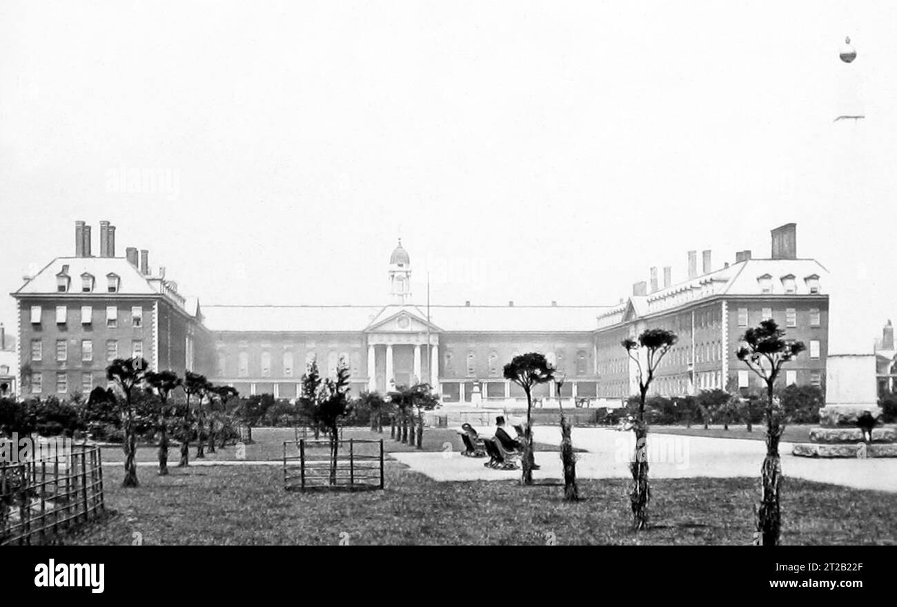 Chelsea Hospital, London, Victorian period Stock Photo - Alamy