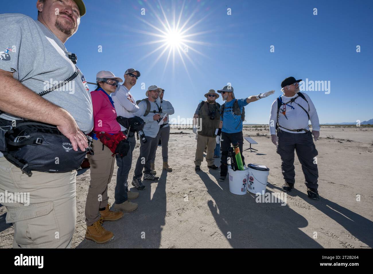 OSIRIS-REx Sample Return Training. Recovery teams participate in field ...