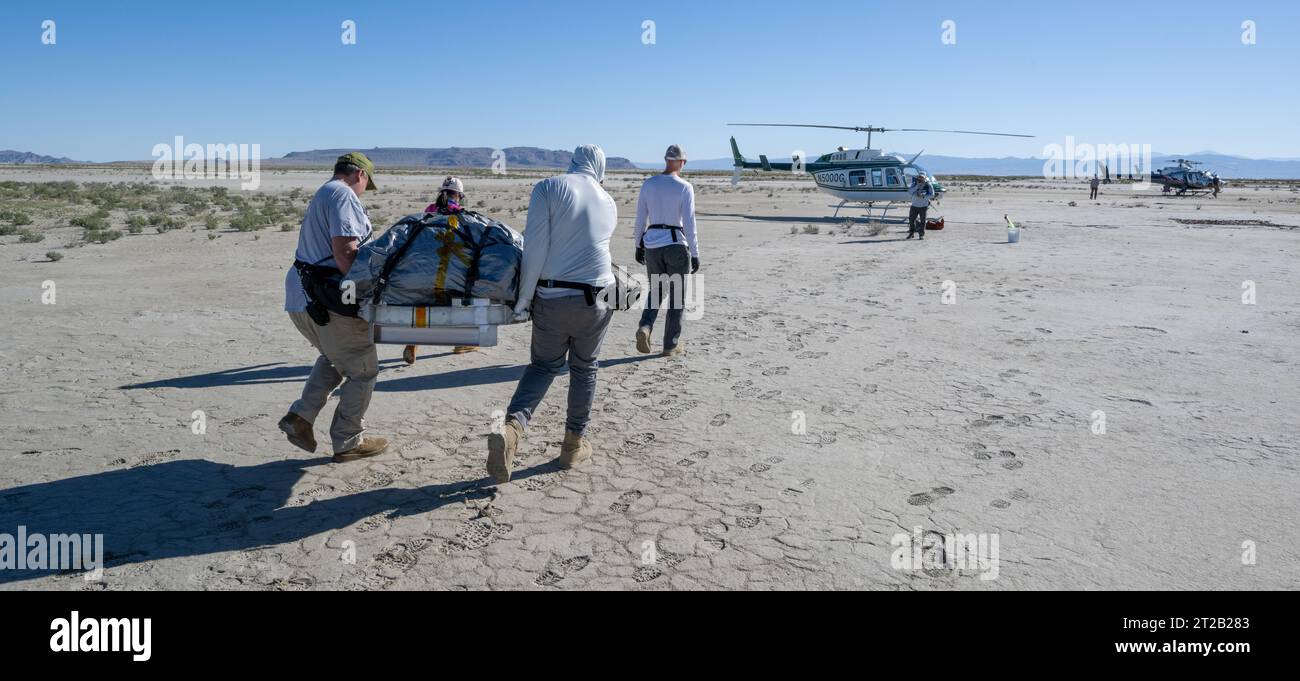 OSIRIS-REx Sample Return Training. Recovery teams participate in field ...