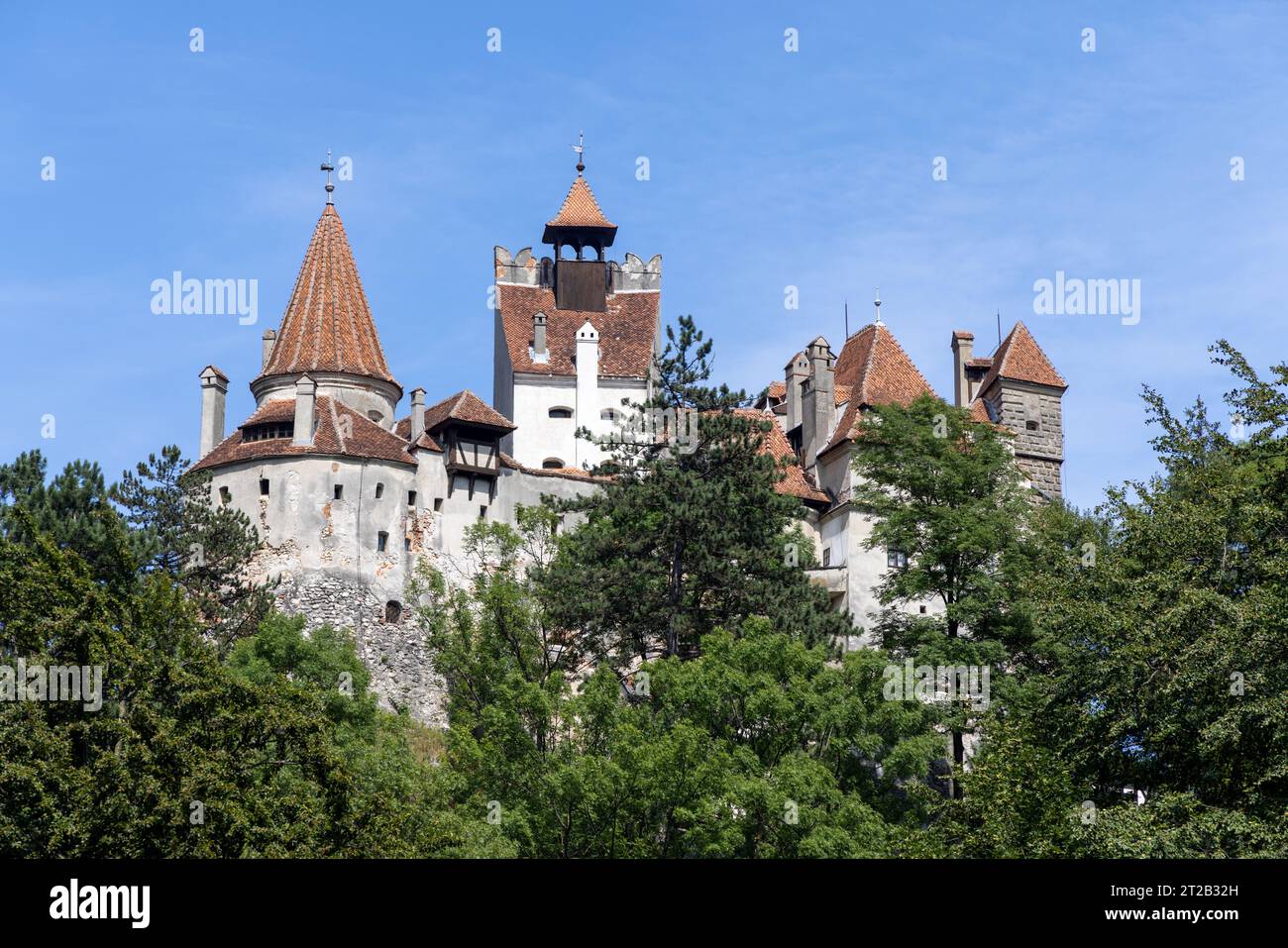 Medieval Bran Castle (Castelul Bran), known as Dracula's Castle, in ...