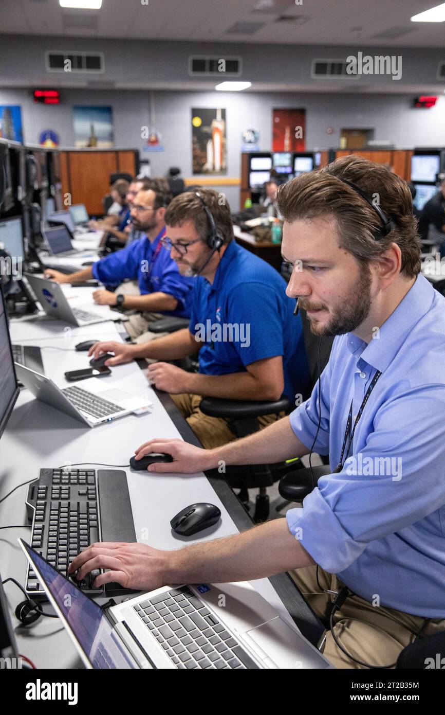 NASA’s Artemis II launch team monitors terminal countdown simulation in ...
