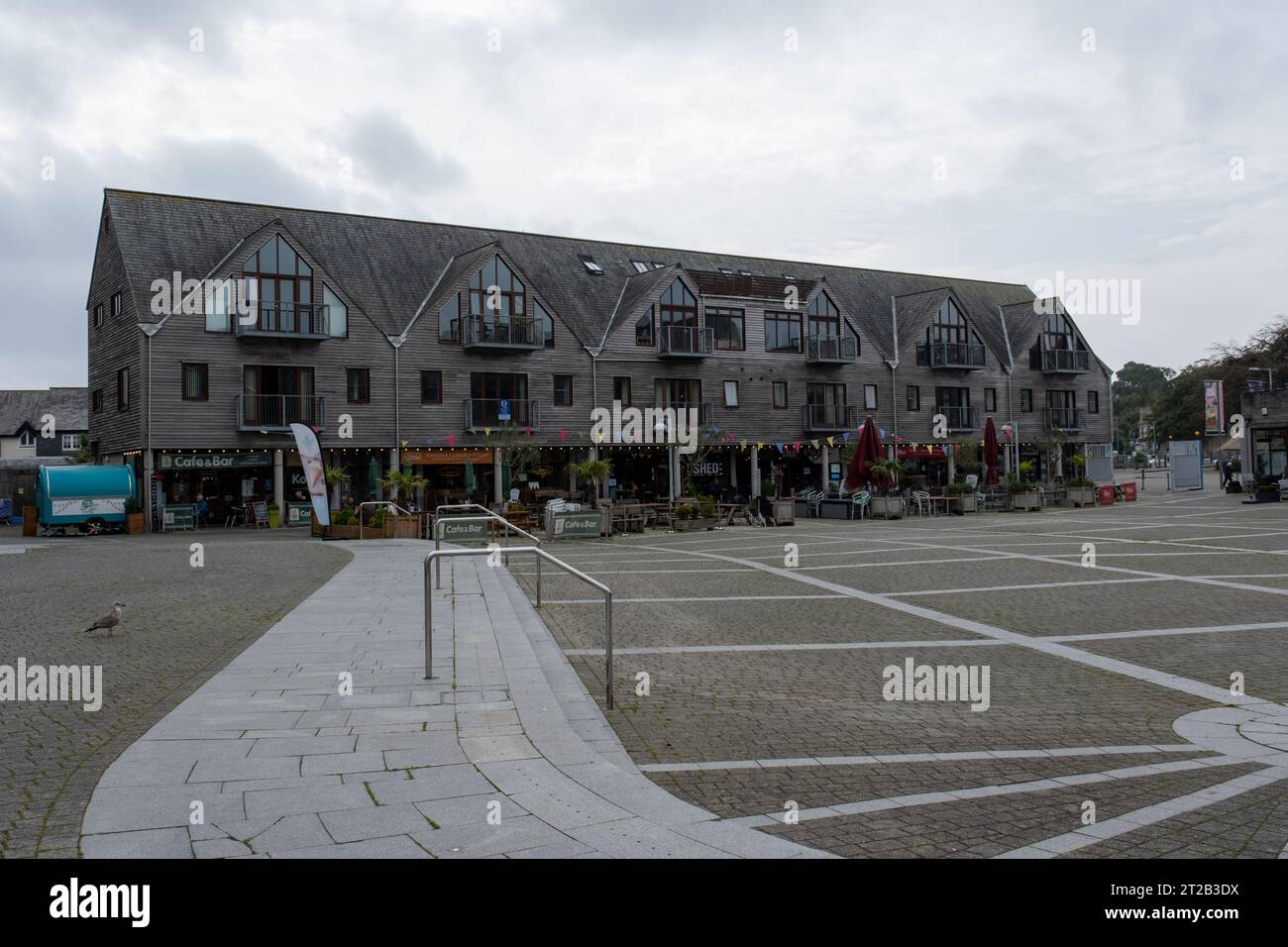Falmouth Event Square, Discovery Quay, Falmouth, UK Stock Photo - Alamy