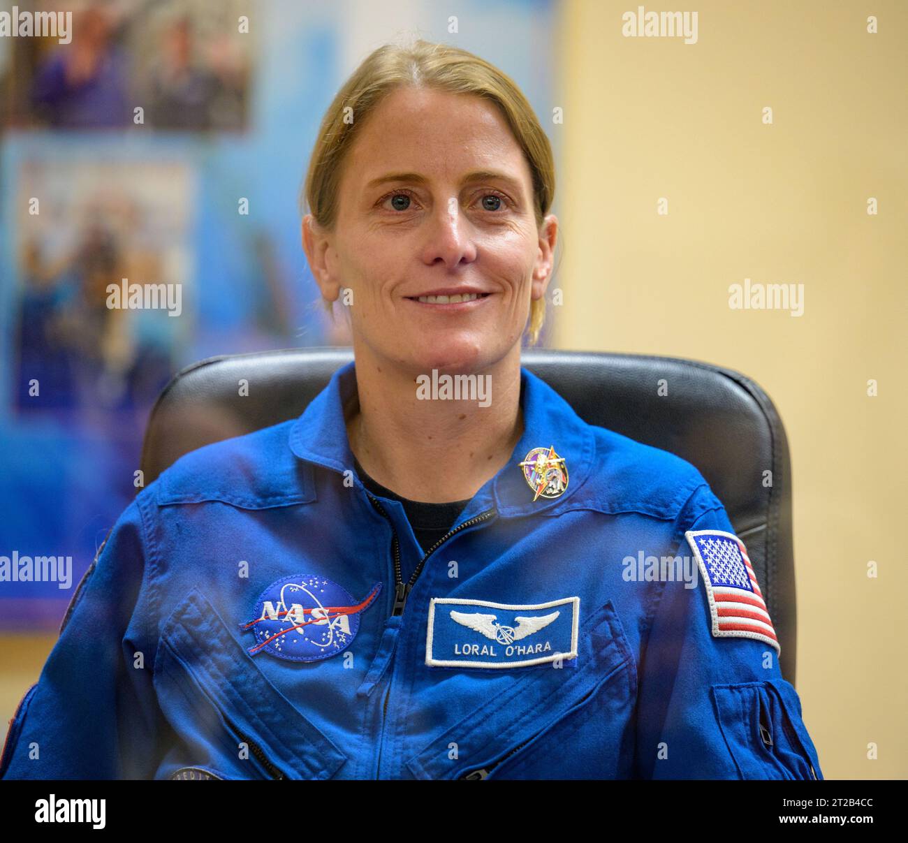 Expedition 70 Press Conference. Expedition 70 astronaut Loral O'Hara is ...