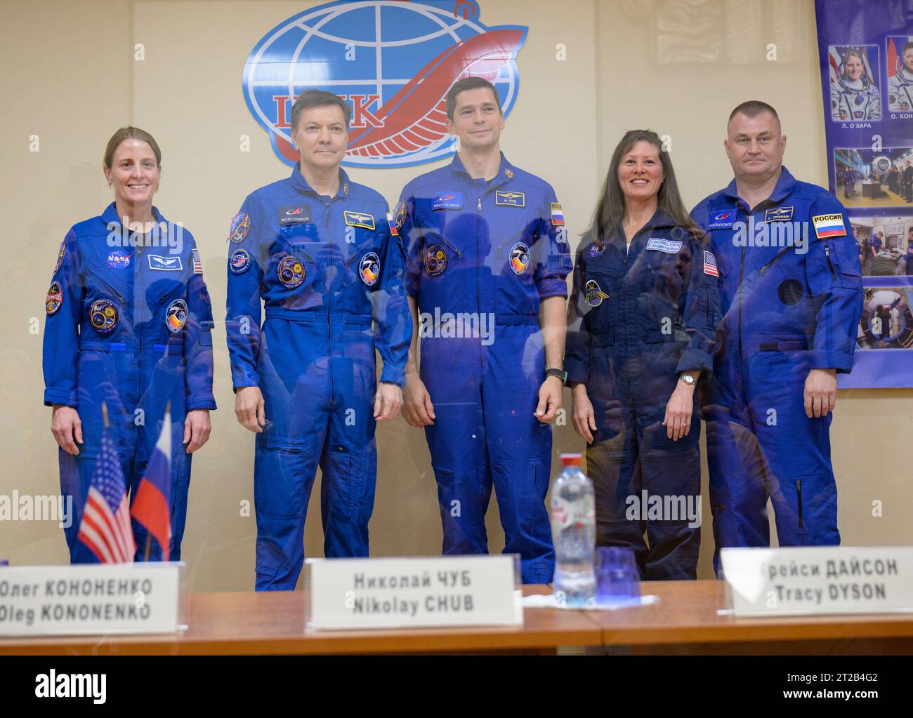 Expedition 70 Press Conference. Expedition 70 prime crew NASA astronaut ...