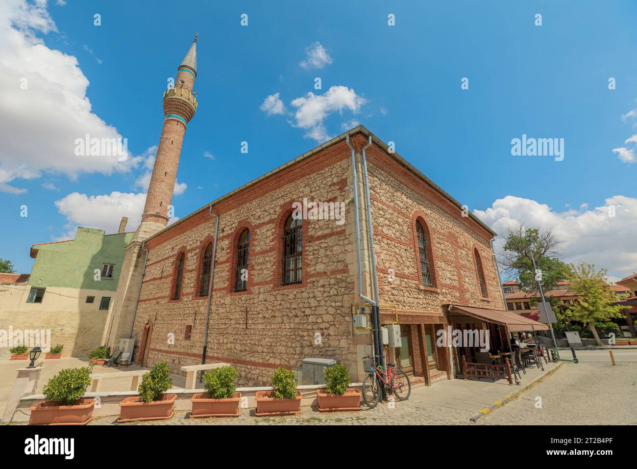 Old stone Mosque of Eskisehir in Turkey. Historically significant place ...