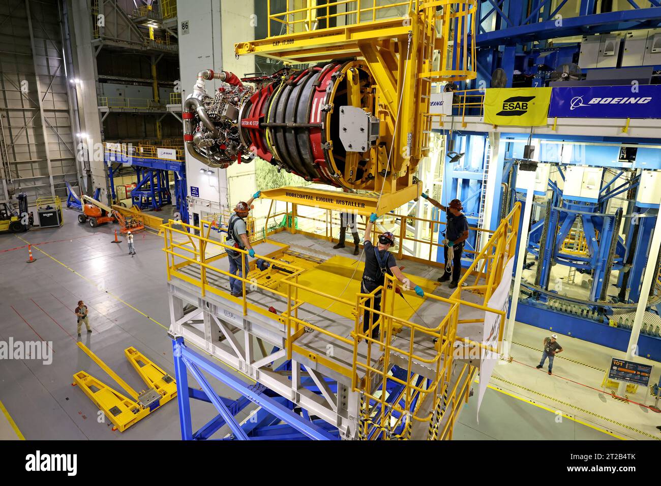 Technicians at NASA's Michoud Assembly Facility in New Orleans ...