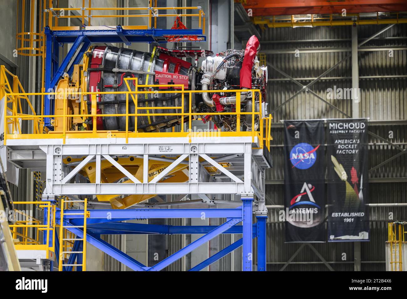 . These photos show how technicians at NASA’s Michoud Assembly Facility ...