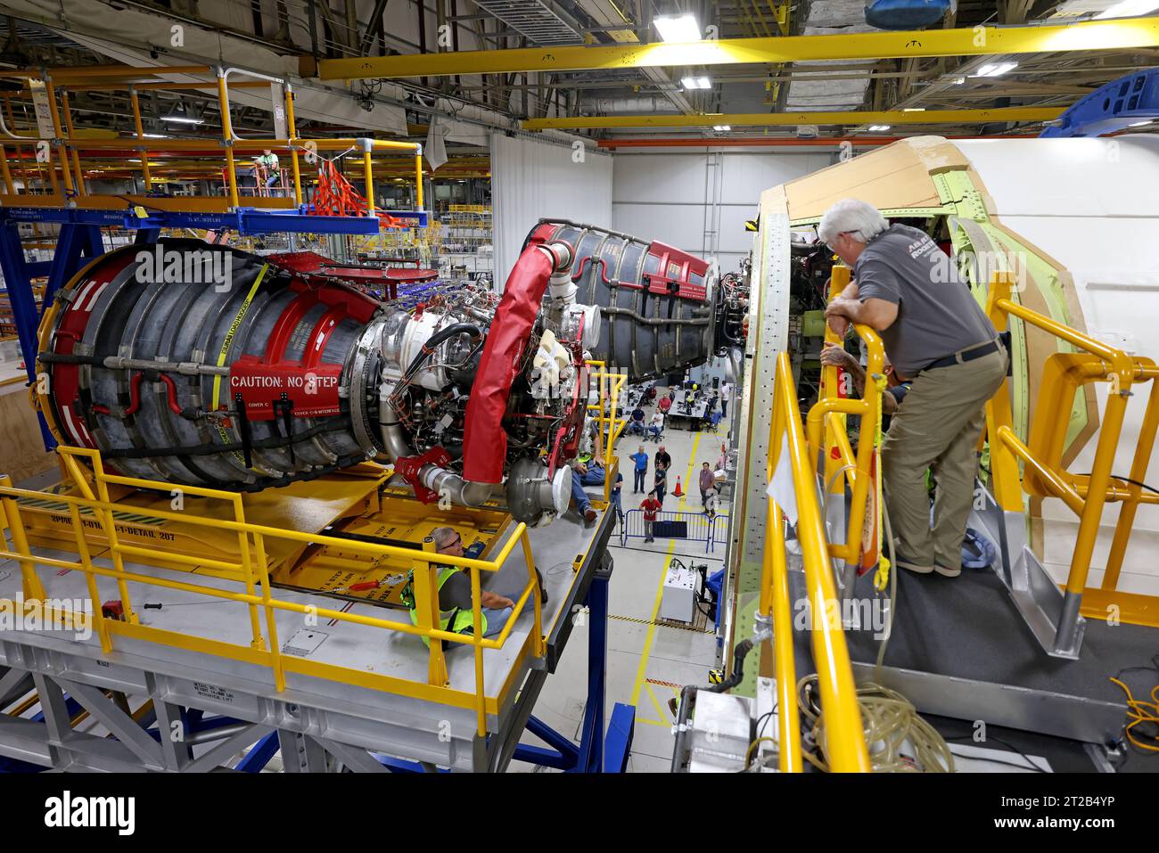 . These photos show how technicians at NASA’s Michoud Assembly Facility ...