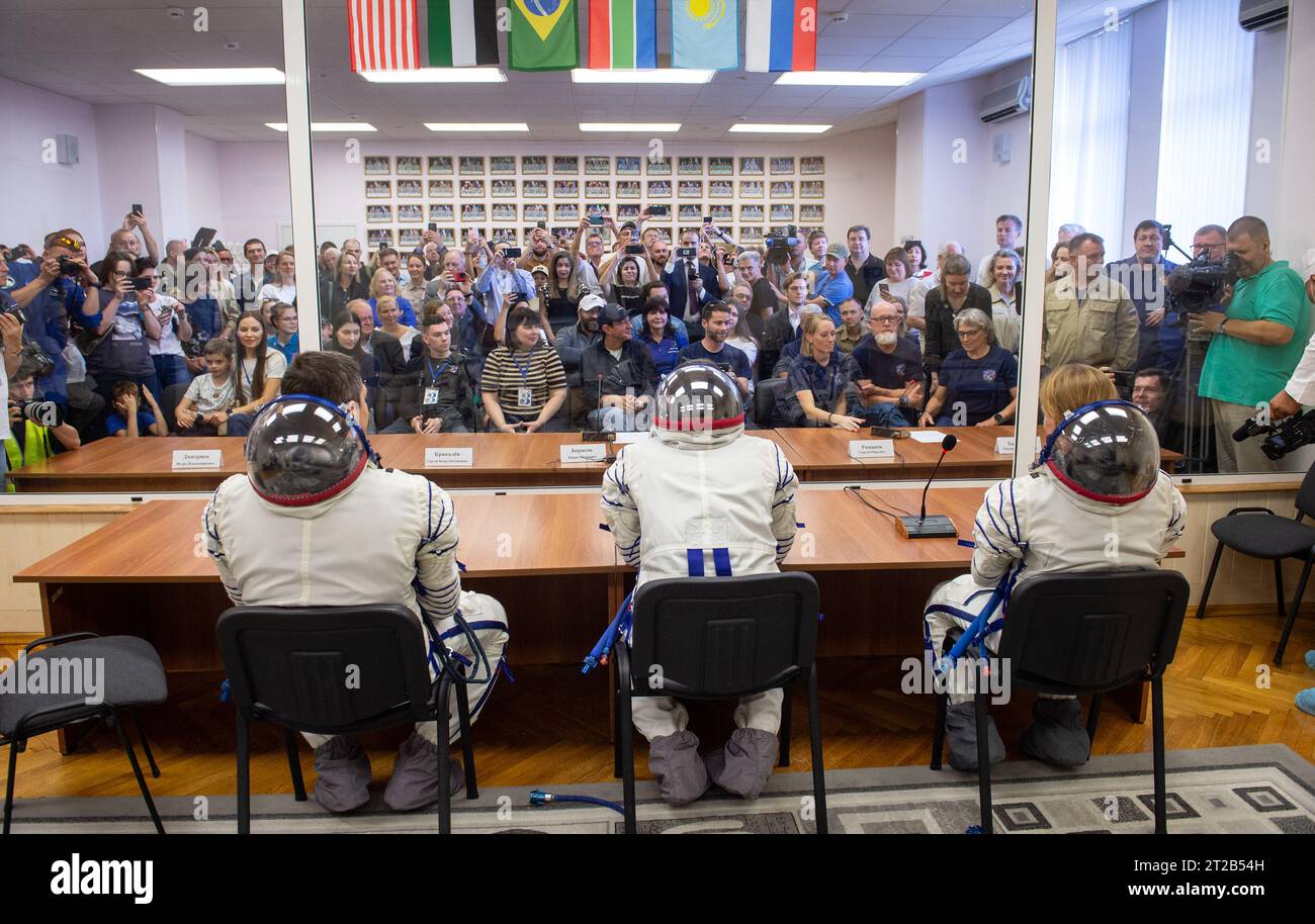 Expedition 70 Preflight. Expedition 70 Roscosmos cosmonauts Nikolai ...